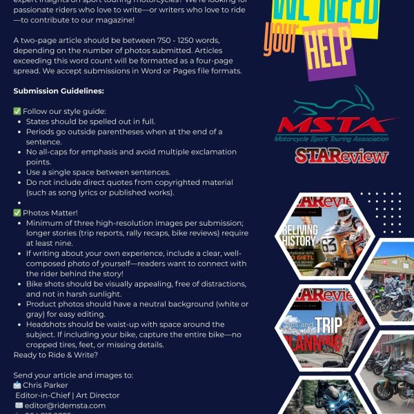 MSTA – Official Website of the Motorcycle Sport Touring Association